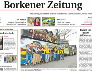 Borkener Zeitung Titel vom 09.02.2016 - KarnevalsVerein Velen